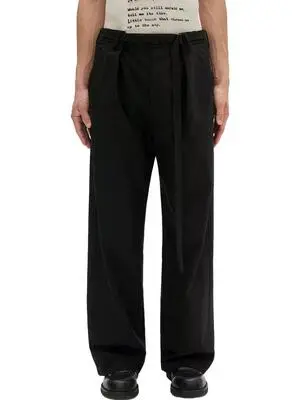 ANN DEMEULEMEESTER Pleated Front Trousers