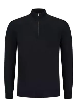 ZANONE Half-Zip Sweater Black