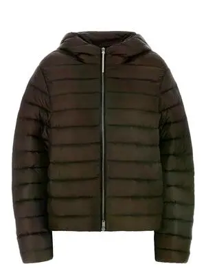 JIL SANDER Zip-up Down Jacket - Brown