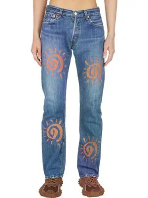 PERKS AND MINI Perks And Mini Graphic-Motif Jeans