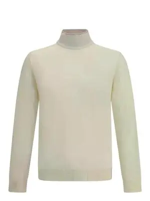 CRUNA Mock-Neck Long-Sleeved Sweater White