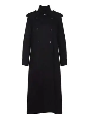 KHAITE Wool Double-Breasted Coat