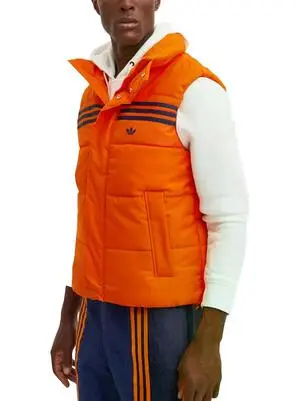 Adidas 3-stripes Padded Gilet - Orange