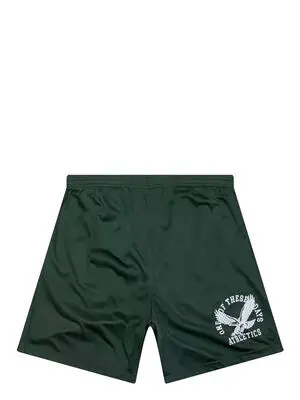 ONE OF THESE DAYS Eagle-logo Mesh Shorts - Green