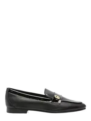 Liu Jo Leather Loafers - Black