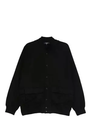 Comme Des Garçons Button-fastening Pocket Jacket - Black