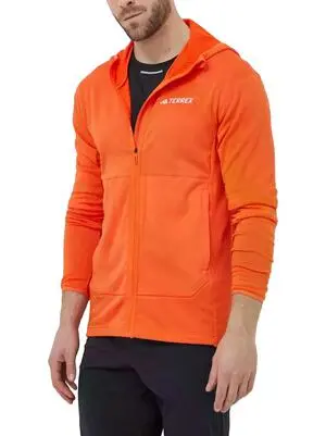 Adidas Zip-up Hoodie - Orange