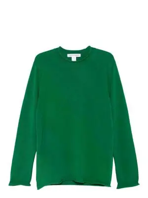 Comme Des Garçons Round-neck Wool Sweater - Green