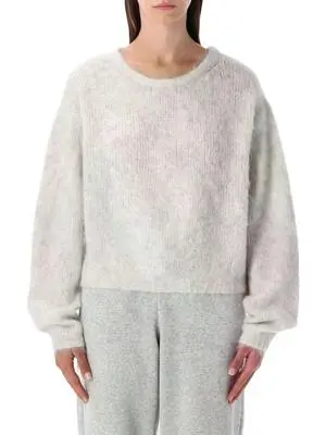 American Vintage Niby Round-neck Sweater - Grey