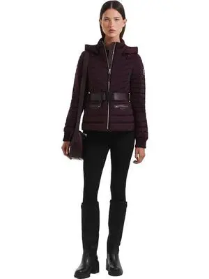 Rudsak Scarlett Lightweight Down Jacket - Burgundy