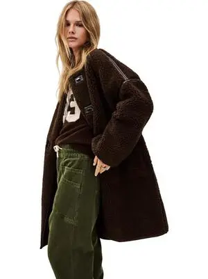 Ba&sh Millie Oversized Jacket - Brown