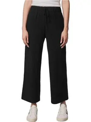 Splendid Sweatersoft Wide-leg Pants - Black