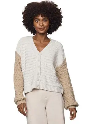 Splendid Maria Bobble Cardigan - Natural