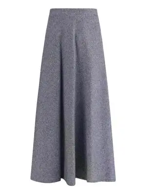 SARA ROKA A-Line Midi Skirt