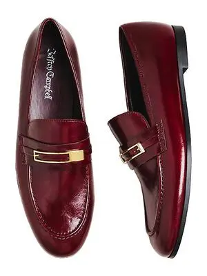 Jeffrey Campbell Hardware Loafers Wine