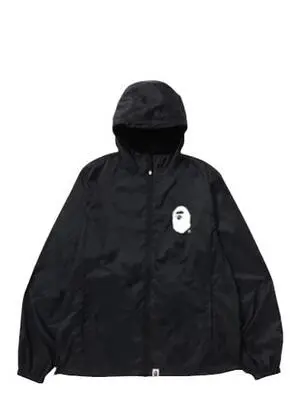 A BATHING APE Ape Head Packable Jacket - Black