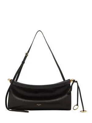 Alaïa ALAÏA Le Click Medium East/West Nubuck Bag Brown
