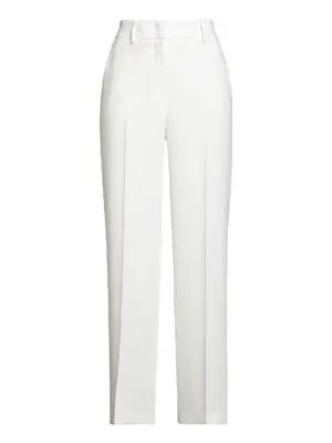 Peserico Wide Leg Polyester Pants - White
