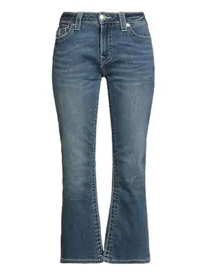 True Religion Flared Jeans With Logo - Blue