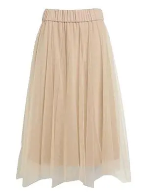 Peserico Easy Midi Skirt - Beige