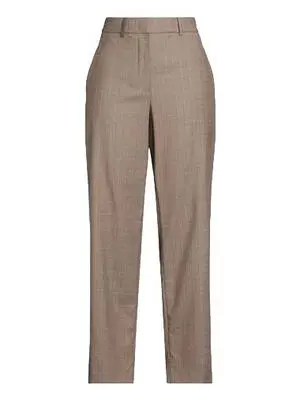 Peserico Tapered High-waisted Pants - Beige