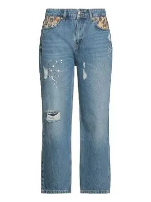Just Cavalli Cotton Straight-leg Jeans - Blue