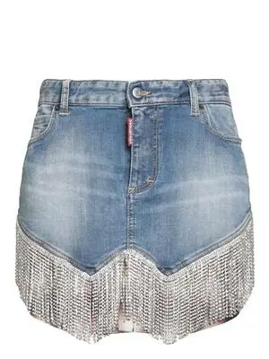 Dsquared2 Icon Denim Skirt - Blue