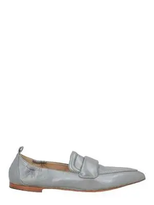 POMME D'OR Leather Loafers - Silver