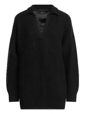 Armani Exchange Knitted V-neck Sweater - Black