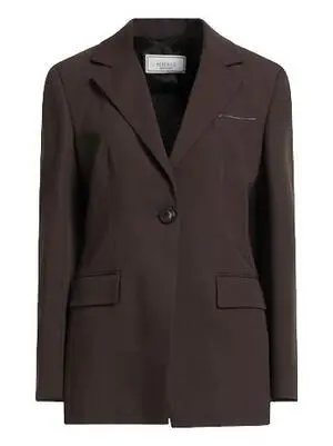 Peserico Single-breasted Blazer - Brown