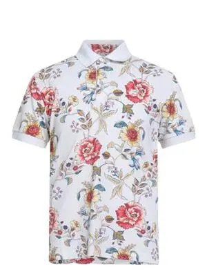 Etro Polo Shirt Light Size Cotton - White