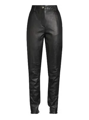 JUST CAVALLI Tapered Crocodile-Print Leather Pants