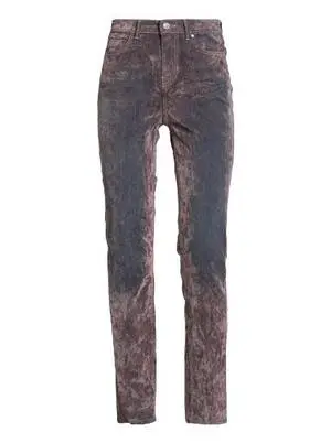 Guess Slim Fit Jeans With Velvet Detailing - Purple