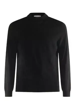 ZANONE Mock-neck Long-sleeve Sweater - Black