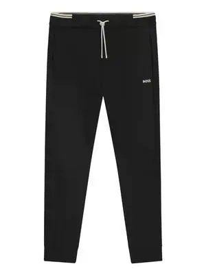 BOSS Panelled Drawstring Track Pants - Brown