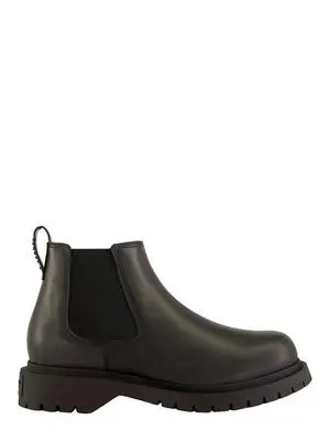 Givenchy Chelsea Brushed Leather Boots - Black
