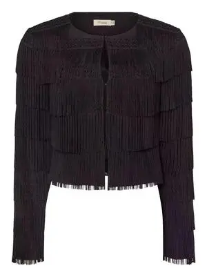 TEMPERLEY LONDON Fringed Layered Jacket