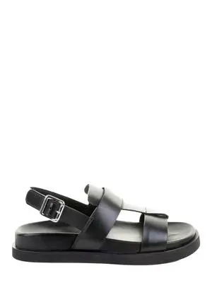 GUGLIELMO ROTTA Buckle-Strap Leather Sandals