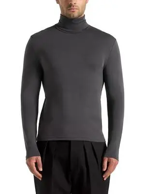 Manière De Voir Blaise Long-sleeve Roll-neck Top - Grey
