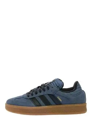 Adidas Samba Three-stripe Trainers - Blue