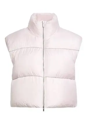 Peserico Embellished Goose Down Vest - Pink