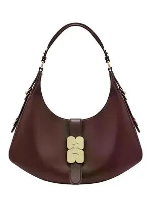 GANNI Small Kat Tote - Brown
