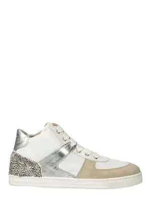 AGL Metallic-Panel Studded Sneakers