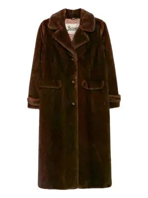 Herno Faux-fur Coat - Brown