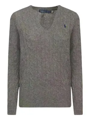 Polo Ralph Lauren Polo Pony Cable-knit Sweater - Grey