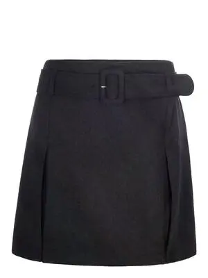 A.p.c. Pleated Mini Skirt - Brown