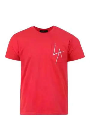 LOCAL AUTHORITY LA Short-slevees T-shirt - Red