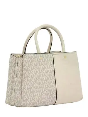 Michael Kors Monogram Tote Bag - Neutrals