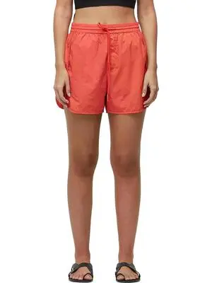 OSKLEN Micro-perforated Drawstring Shorts - Orange