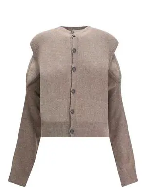 ALAINPAUL Button-down Cardigan - Neutrals